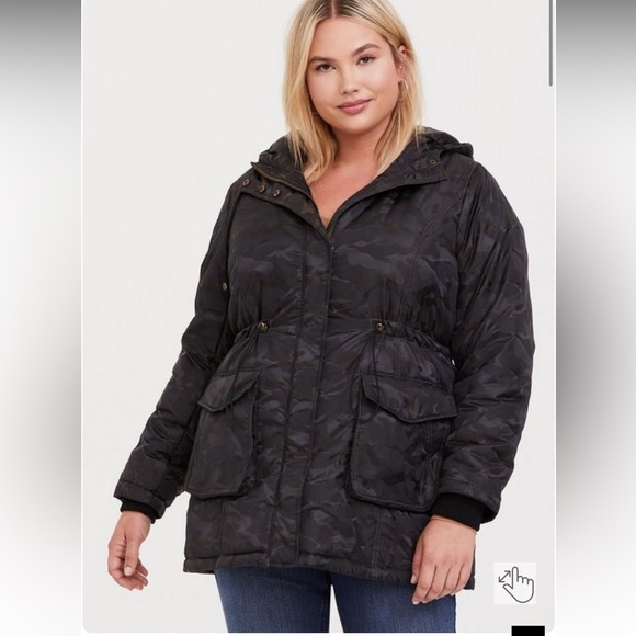 torrid | Jackets & Coats | Torrid Camo Cargo Coat With Hood | Poshmark